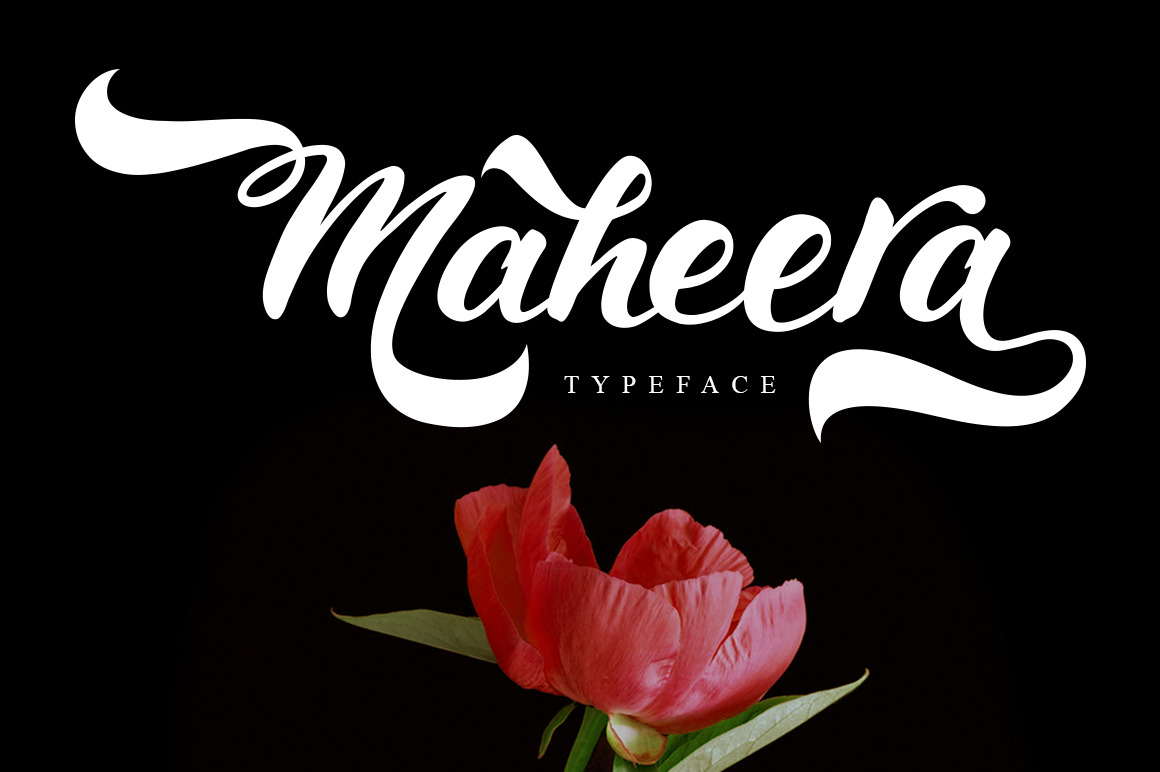Maheera Font, a Script Font by cove703