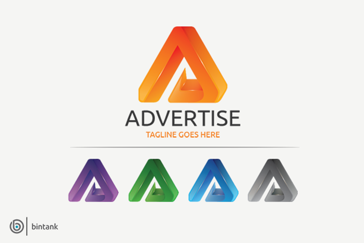 Advertise - A 3D Logo, a Branding & Logo Template by Bintank Studio