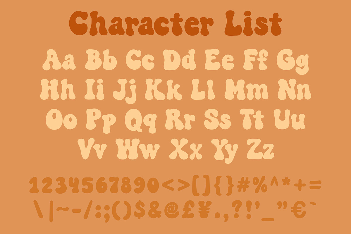 Lava Lamp Font, a Sans Serif Font by The Creative Bix