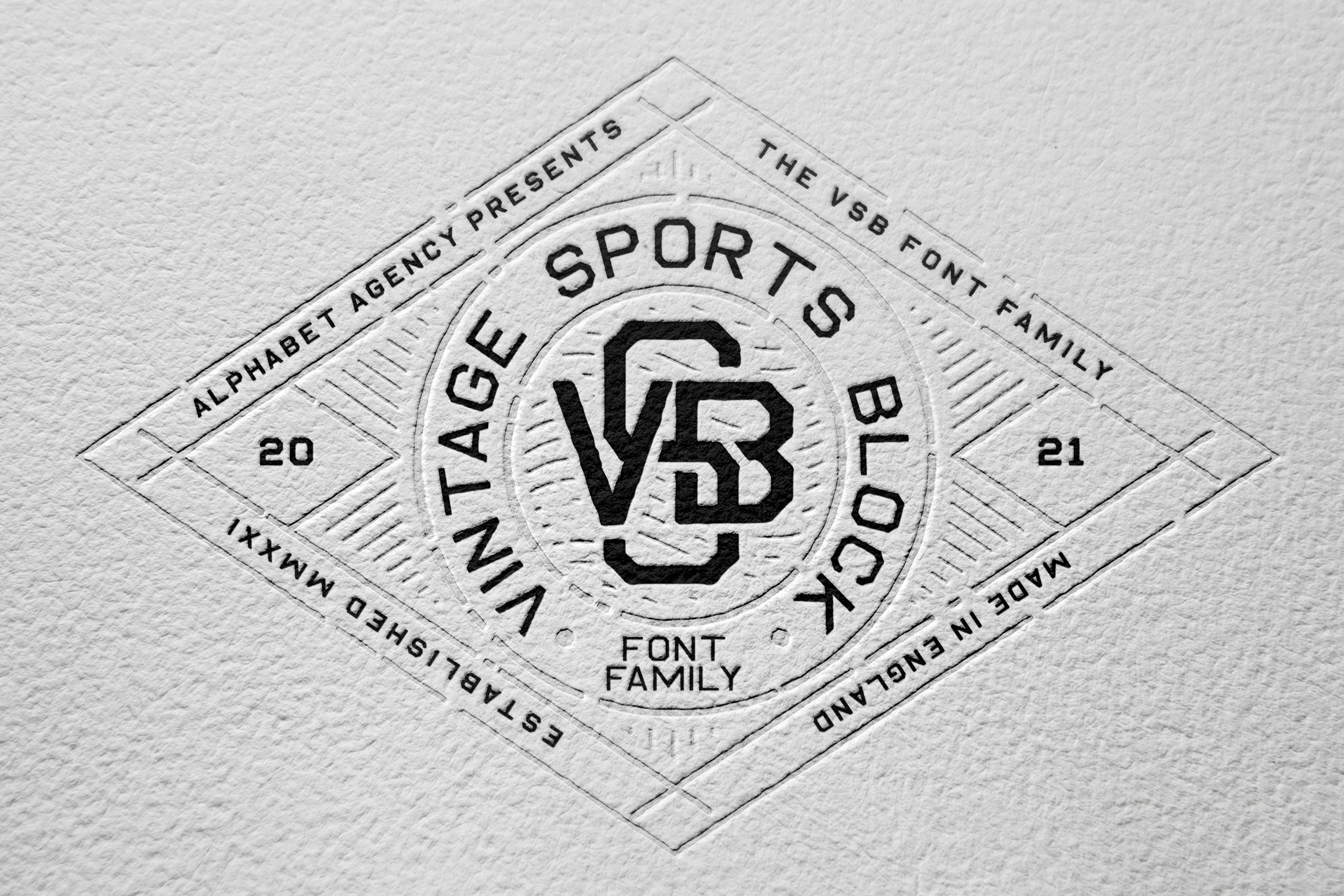 VSB FONT FAMILY, a Sans Serif Font by Alphabet Agency