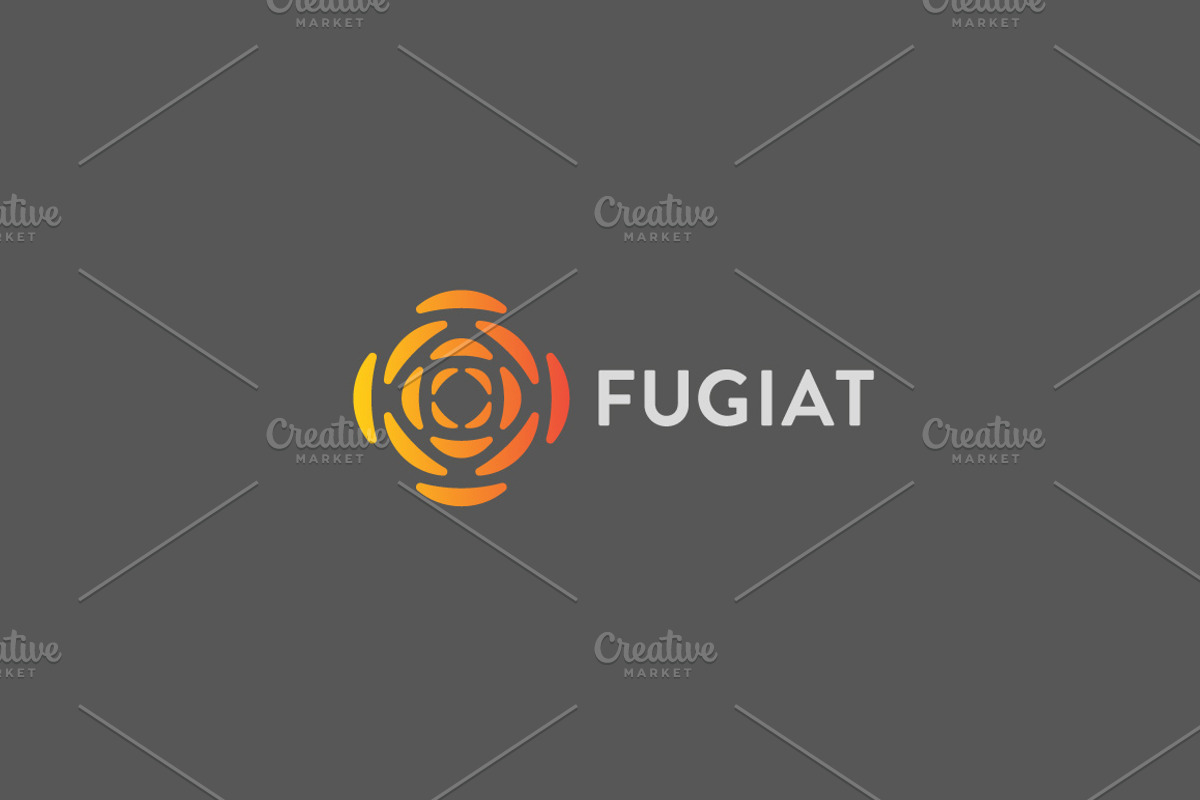 Abstract circle segment logo, a Branding & Logo Template by Bureau ...