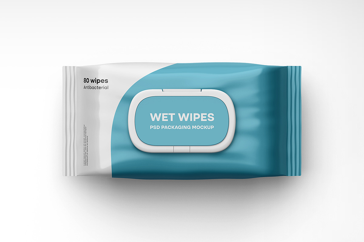 Wet Wipes Packaging Box Mockup, a Packaging Mockup by Ram Studio LLC