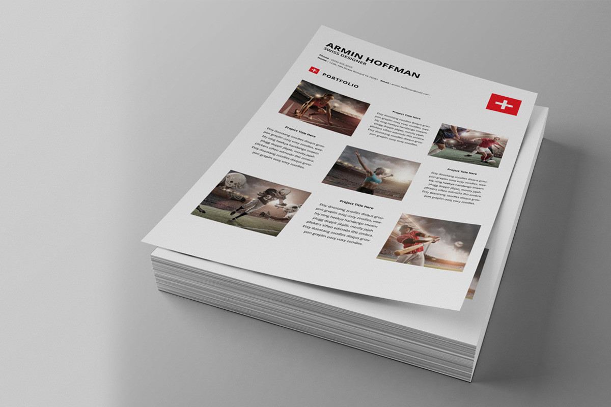 2 Pages Swiss Resume | Extended Pack, a Resume Template by SNIPESCIENTIST