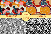 4 vector seamless pattern | Graphic Patterns ~ Creative Market