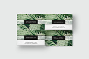 Cactus business card template, a Business Card Template by AgataCreate