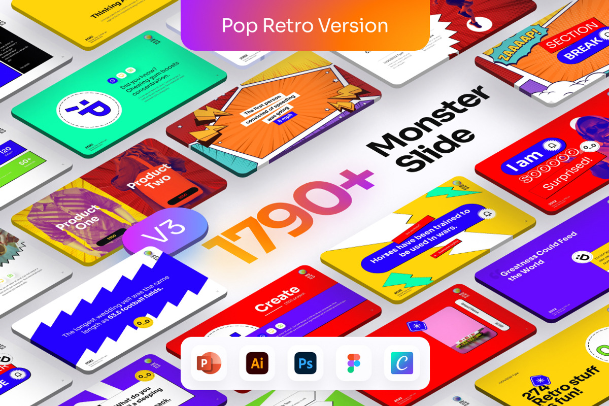 Monster Slides PowerPoint Template