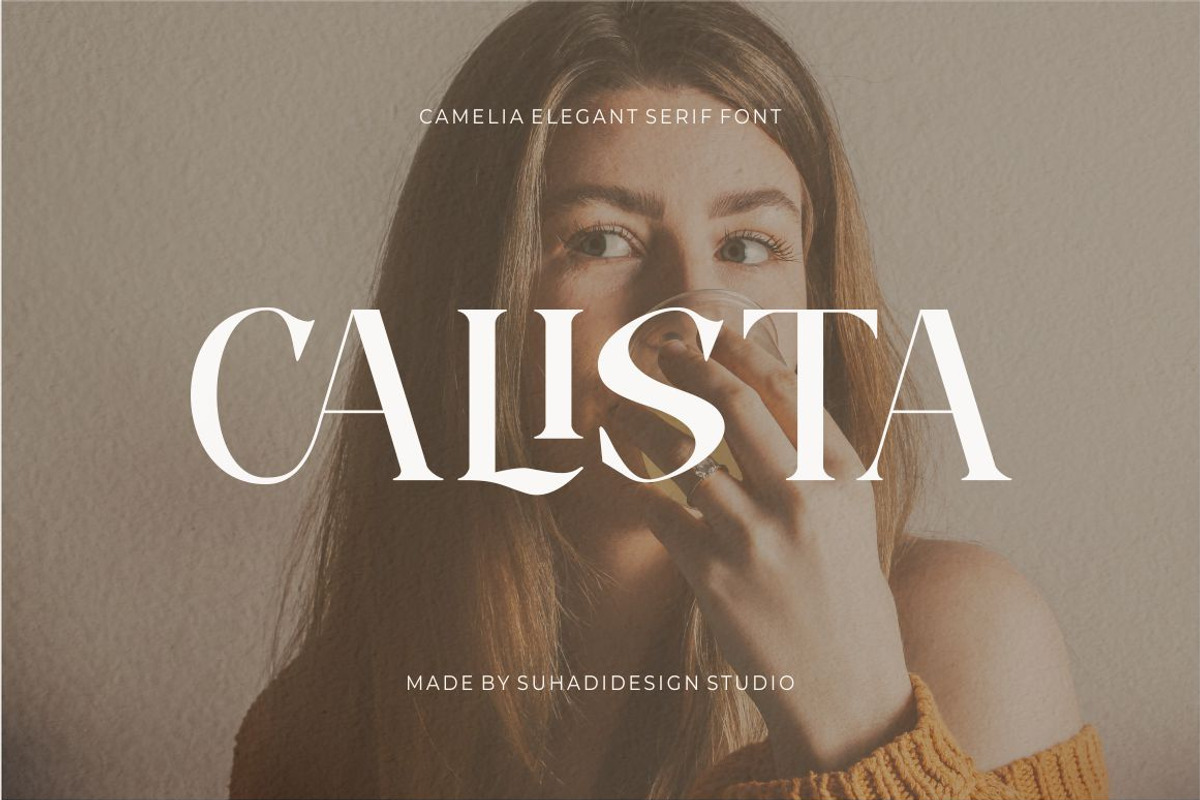 Camelia elegant serif font, a Serif Font by suhadidesign | camelia font ...