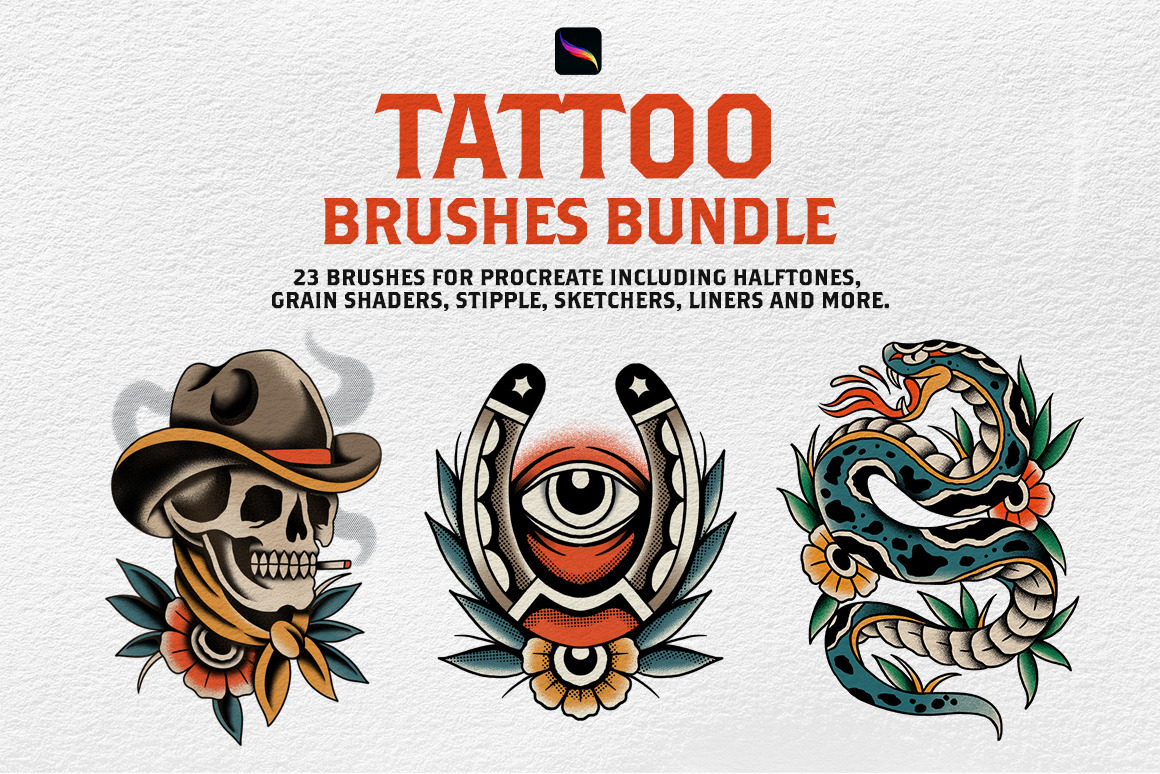 Procreate - Tattoo Brushes Bundle