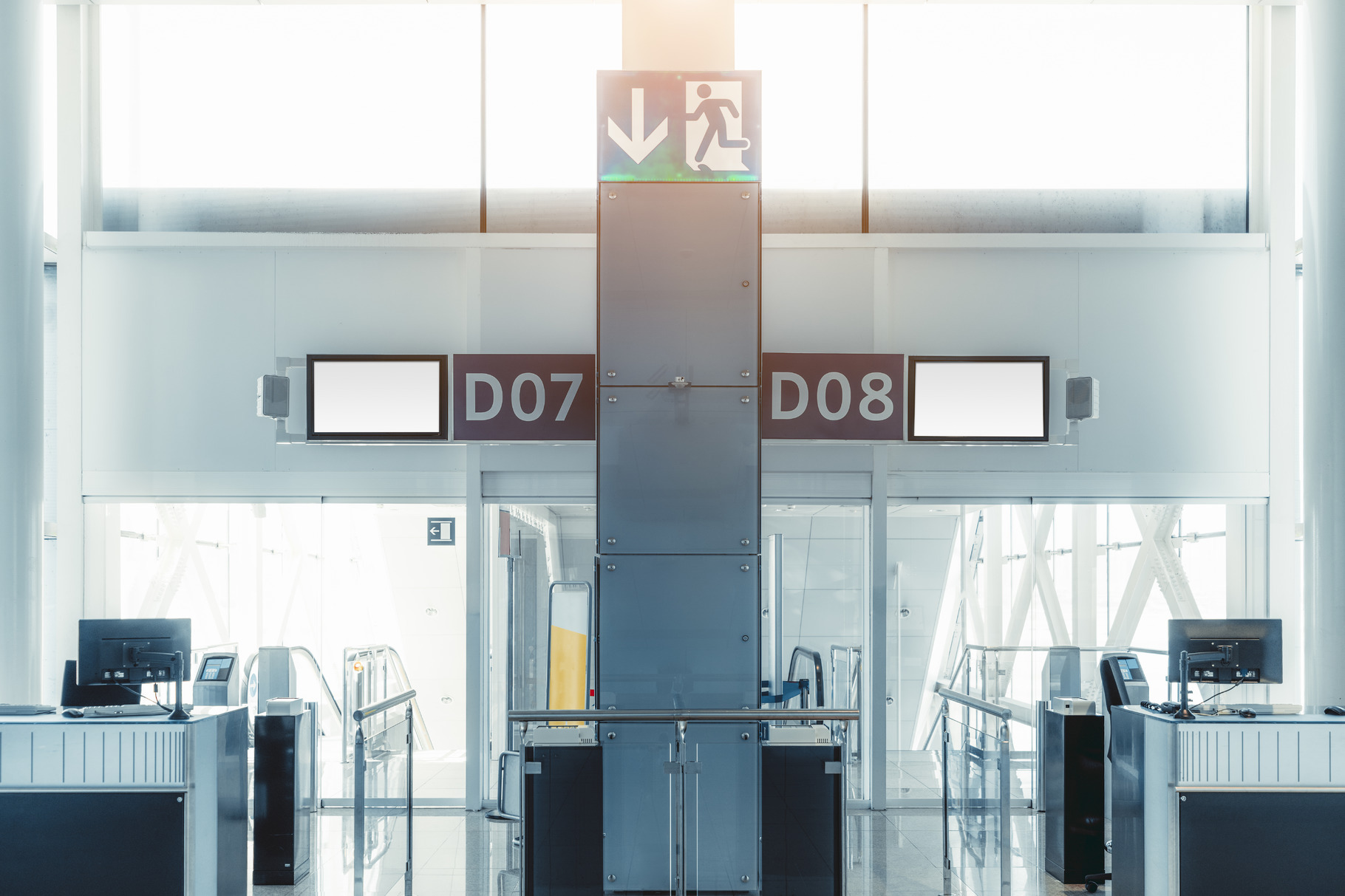 Indoor airport gates, a Transportation Photo by SkyNext