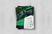 Medical Laboratory Flyer Template, a Flyer Template by MRI STUDIO