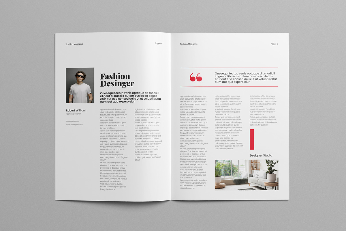 Lifestyle / Fashion Magazine | Canva, a Magazine Template by Pixelpick
