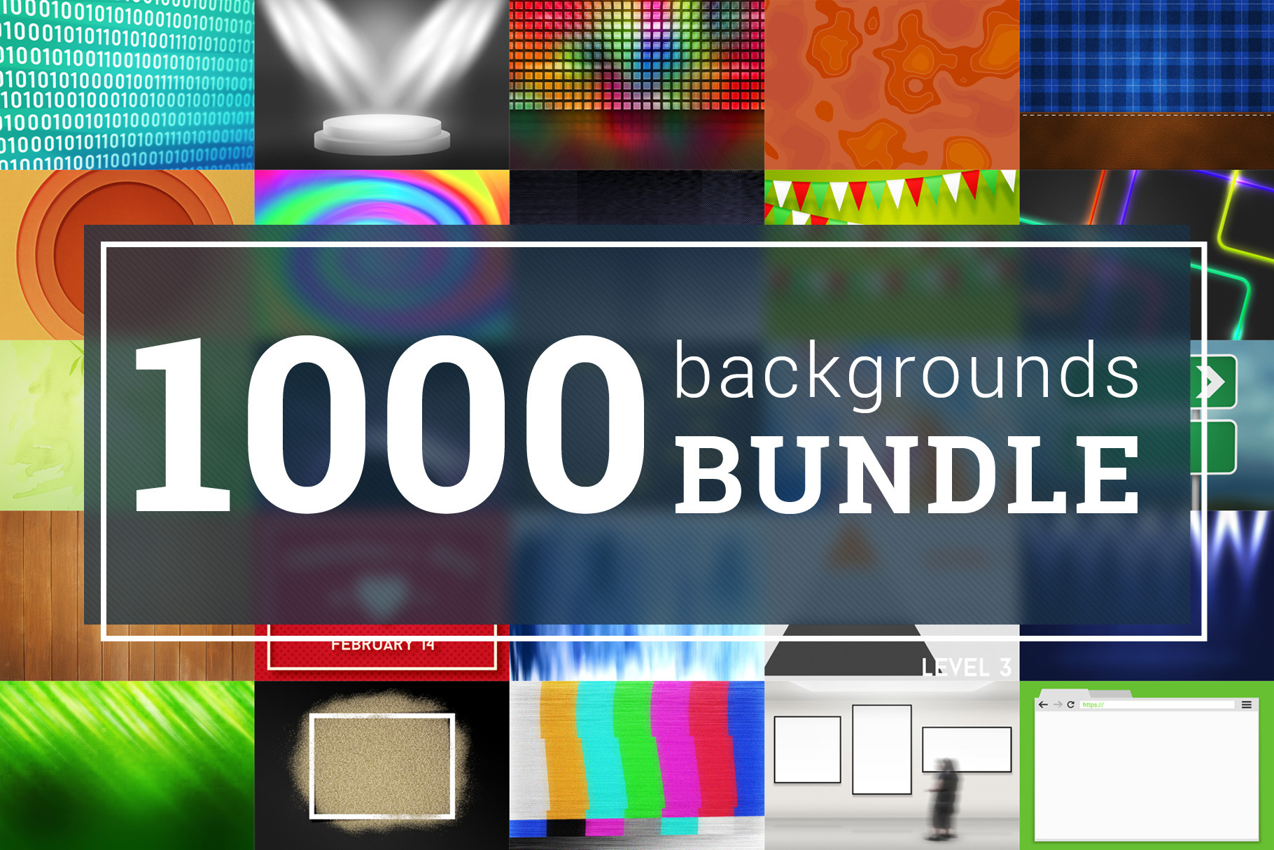 1000 Backgrounds Big Bundle, a Texture Graphic by Krukowski Graphics ...