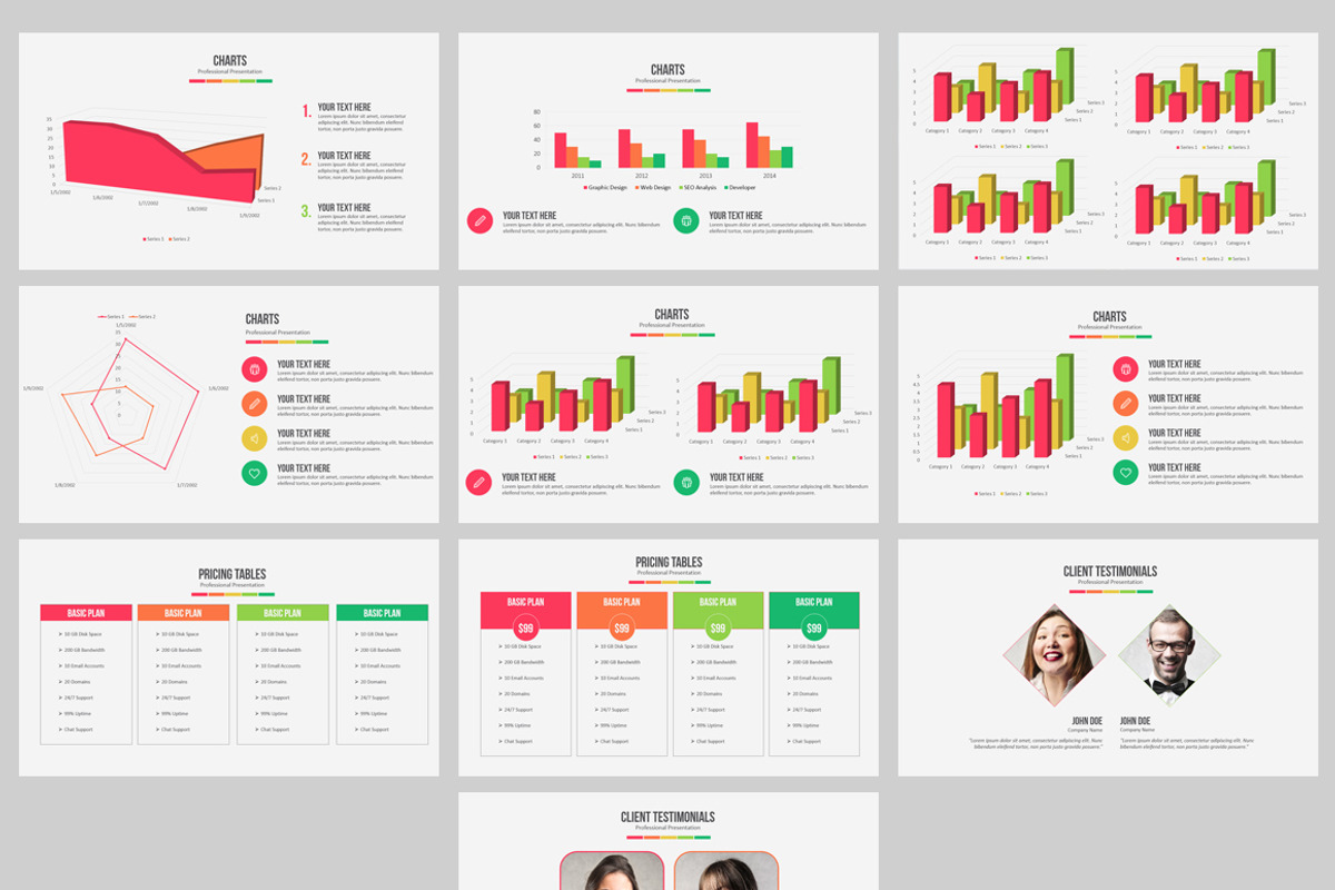 Business World Powerpoint Template, a Presentation Template by Creative ...