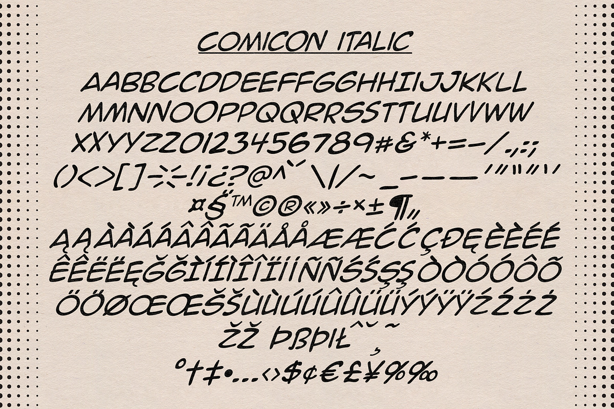 Comicon | Comic Type Pack!, a Sans Serif Font by StudioWorks
