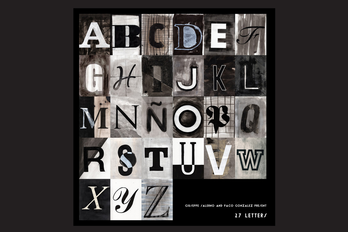27 Letters, an Illustration by Rsz Type Foundry