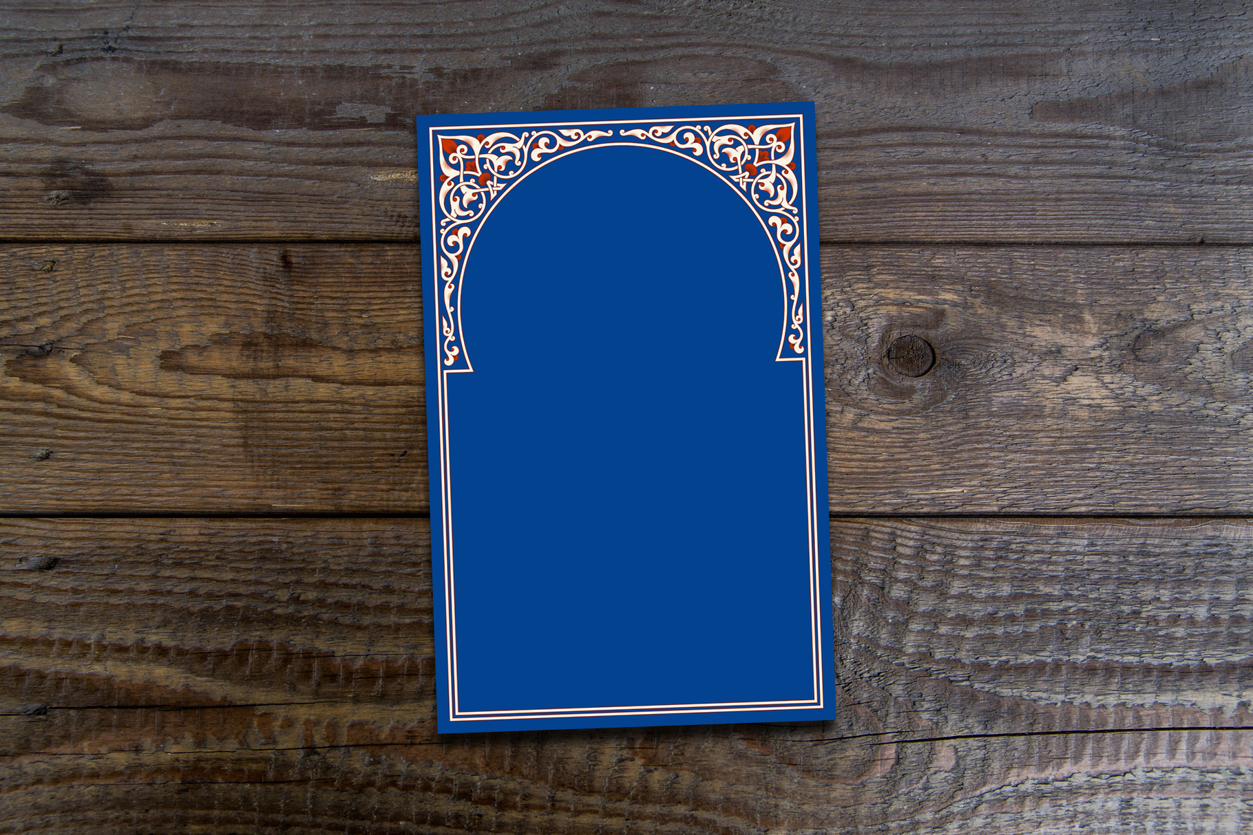 Medieval Floral Frame, a Card Template by Azat1976