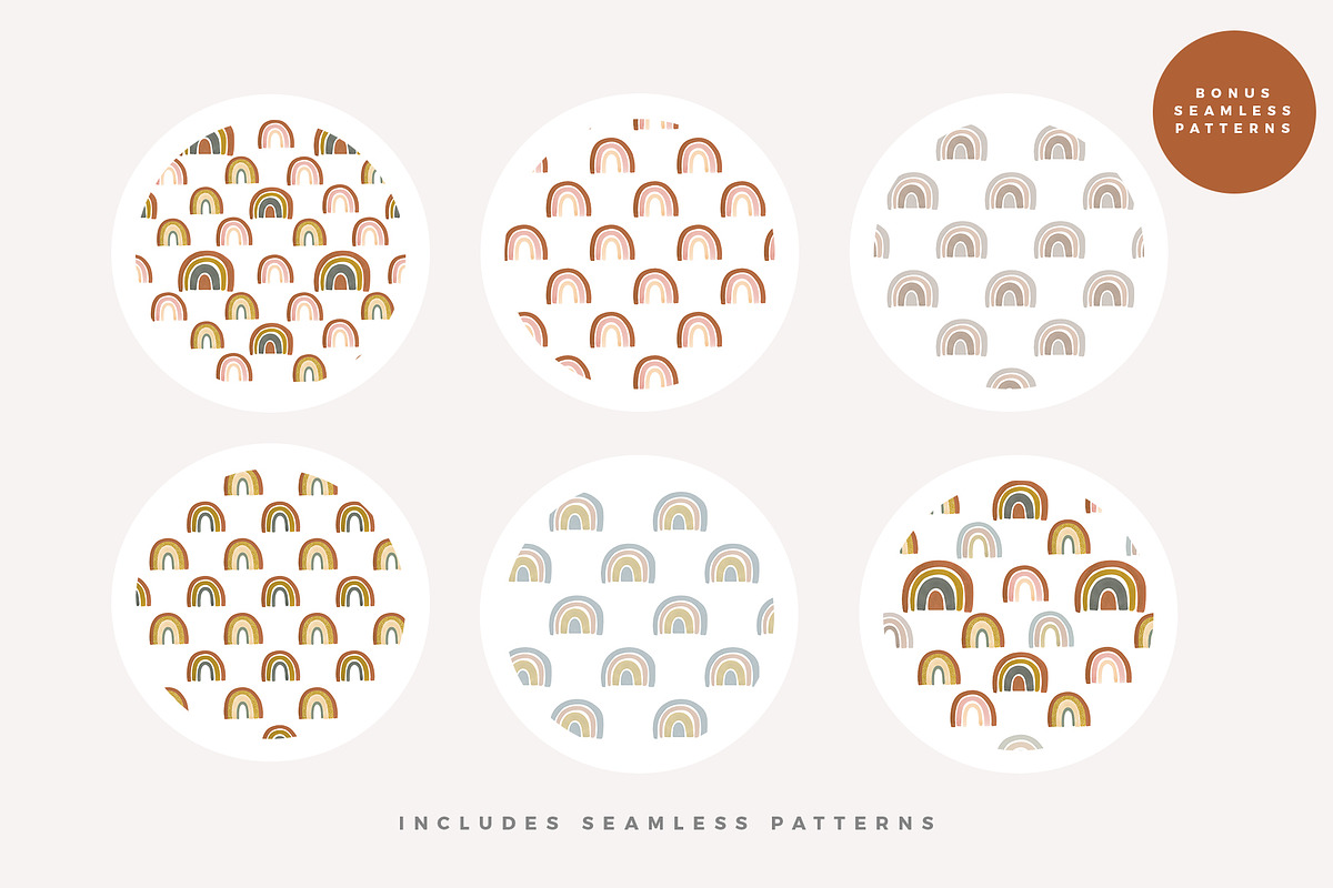 Watercolor Rainbow Clip Art