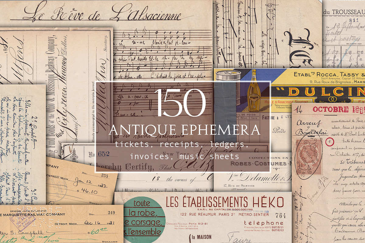 1880-1945 European Ephemera Collection Vol.2