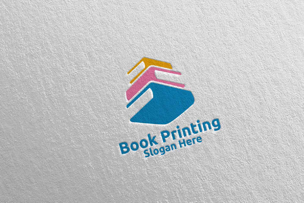 Book Printing Company Logo Design 87, a Branding & Logo Template by ...