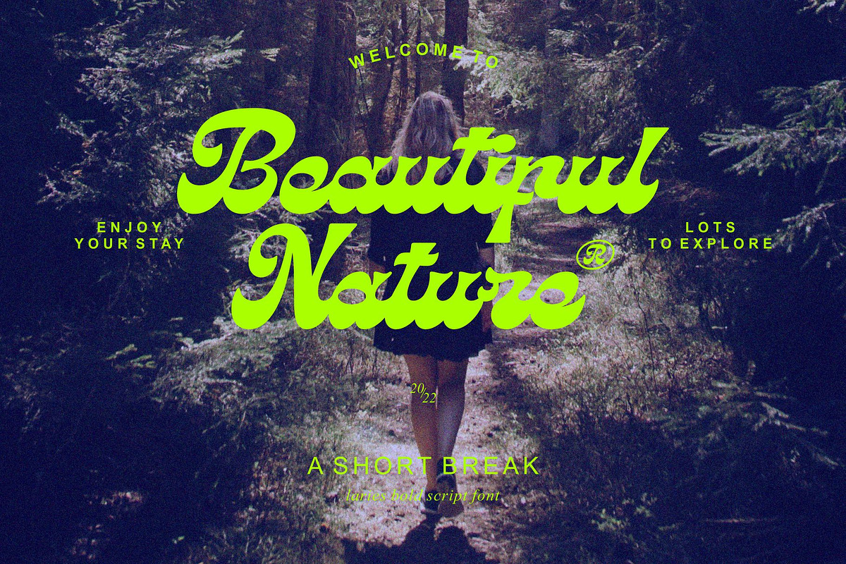 Laries Bold Script Font, a Script Font by ngene