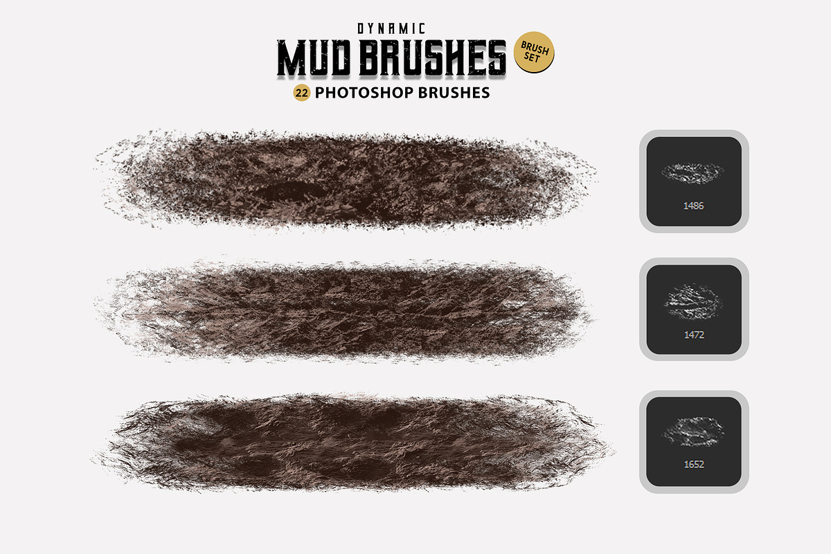 Mud Photoshop Brushes