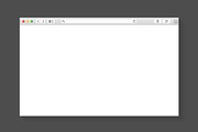 Modern browser window design isolate | Technology Illustrations ...