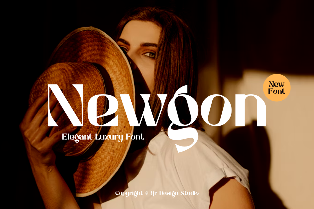 Newgon - Luxury Bold Font, a Sans Serif Font by QR Design Studio