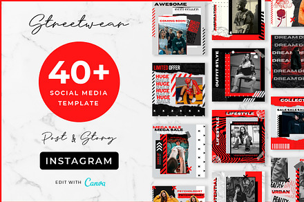 Instagram Canva Template | Social Media Templates ~ Creative Market
