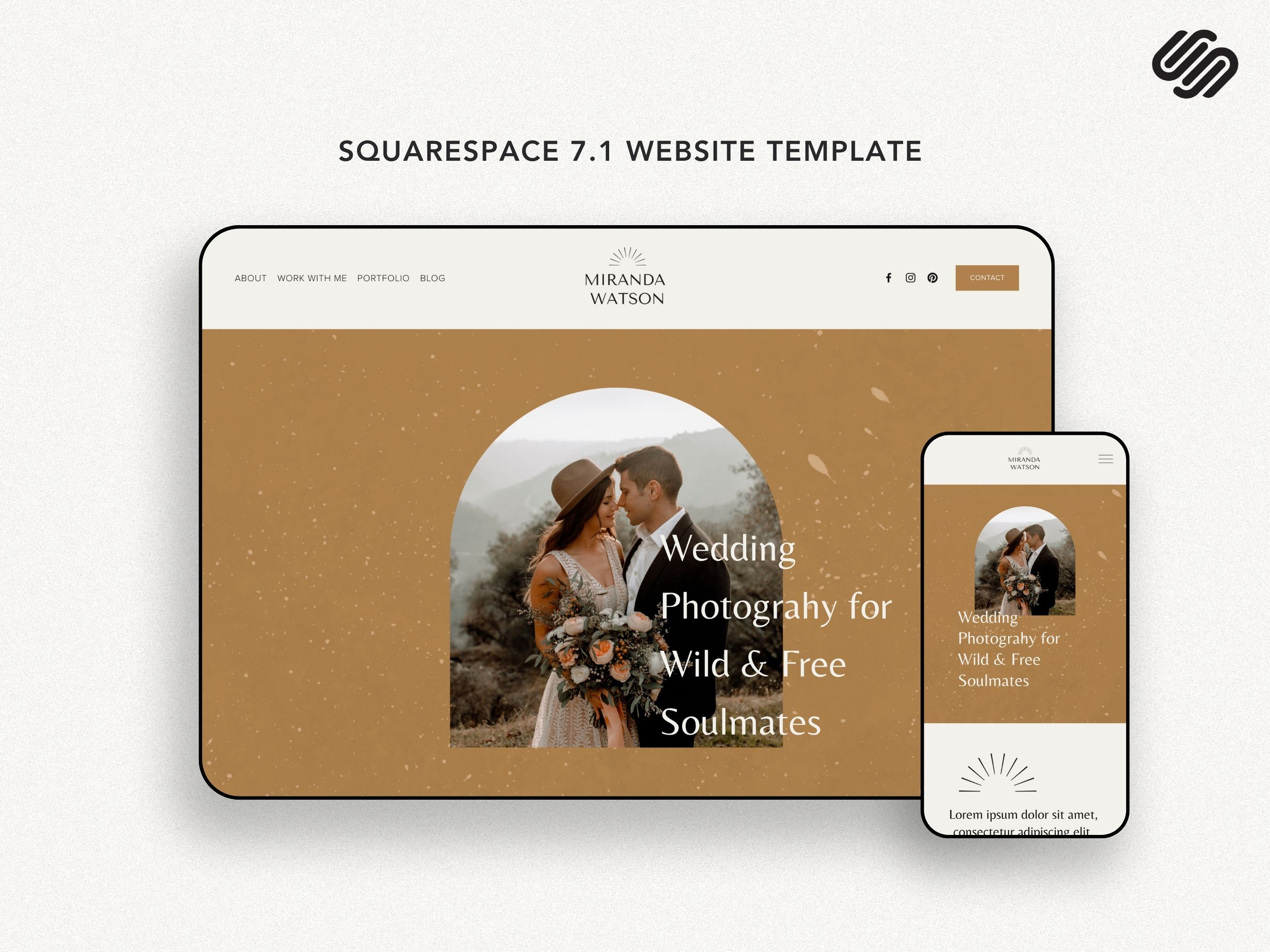 Squarespace 7.1 Template: Miranda | Website & App Templates ~ Creative ...