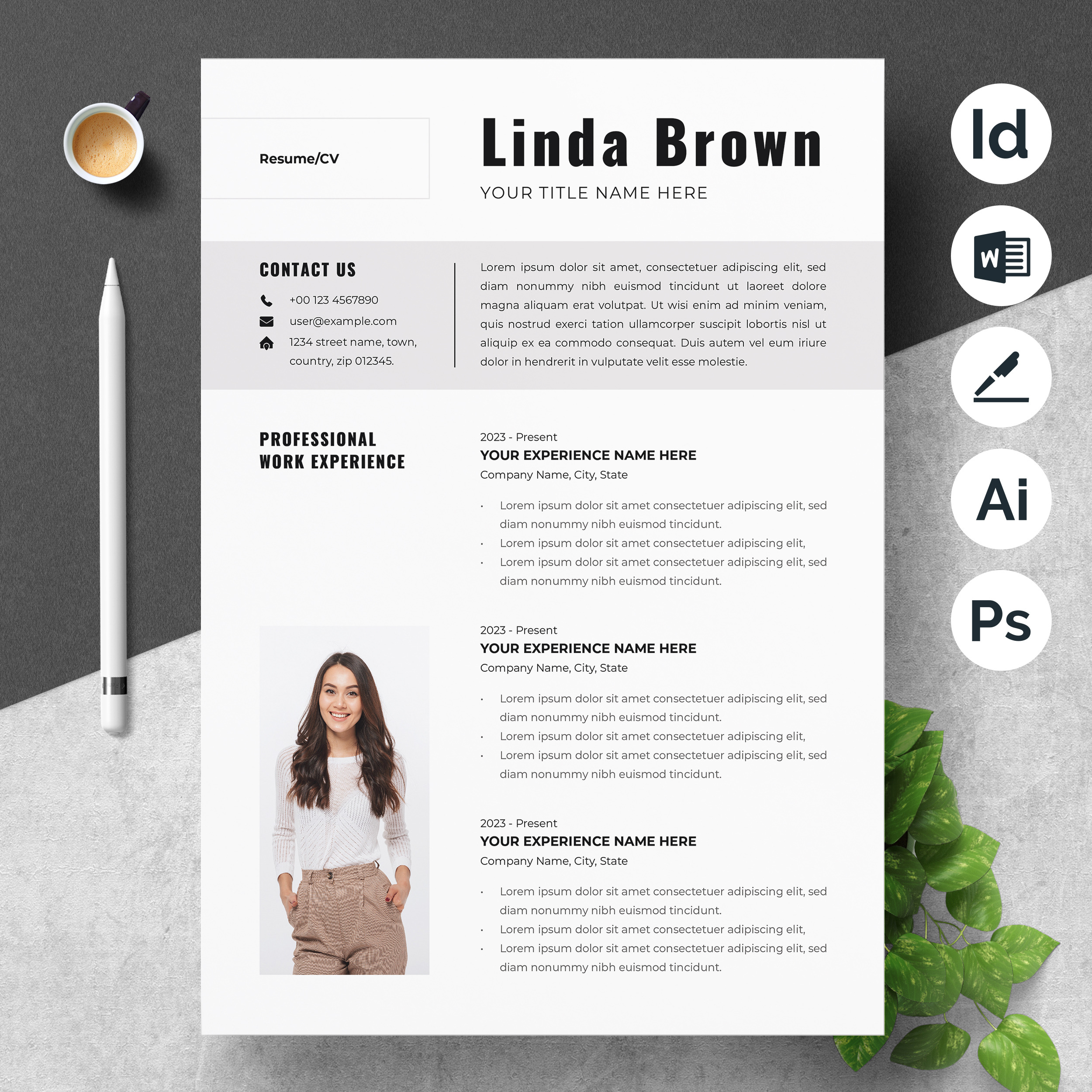 Clean & Modern Resume Template