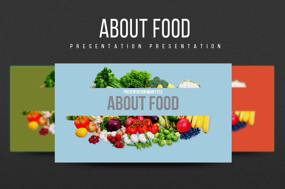ABOUT FOOD, a Presentation Template by GoodPello