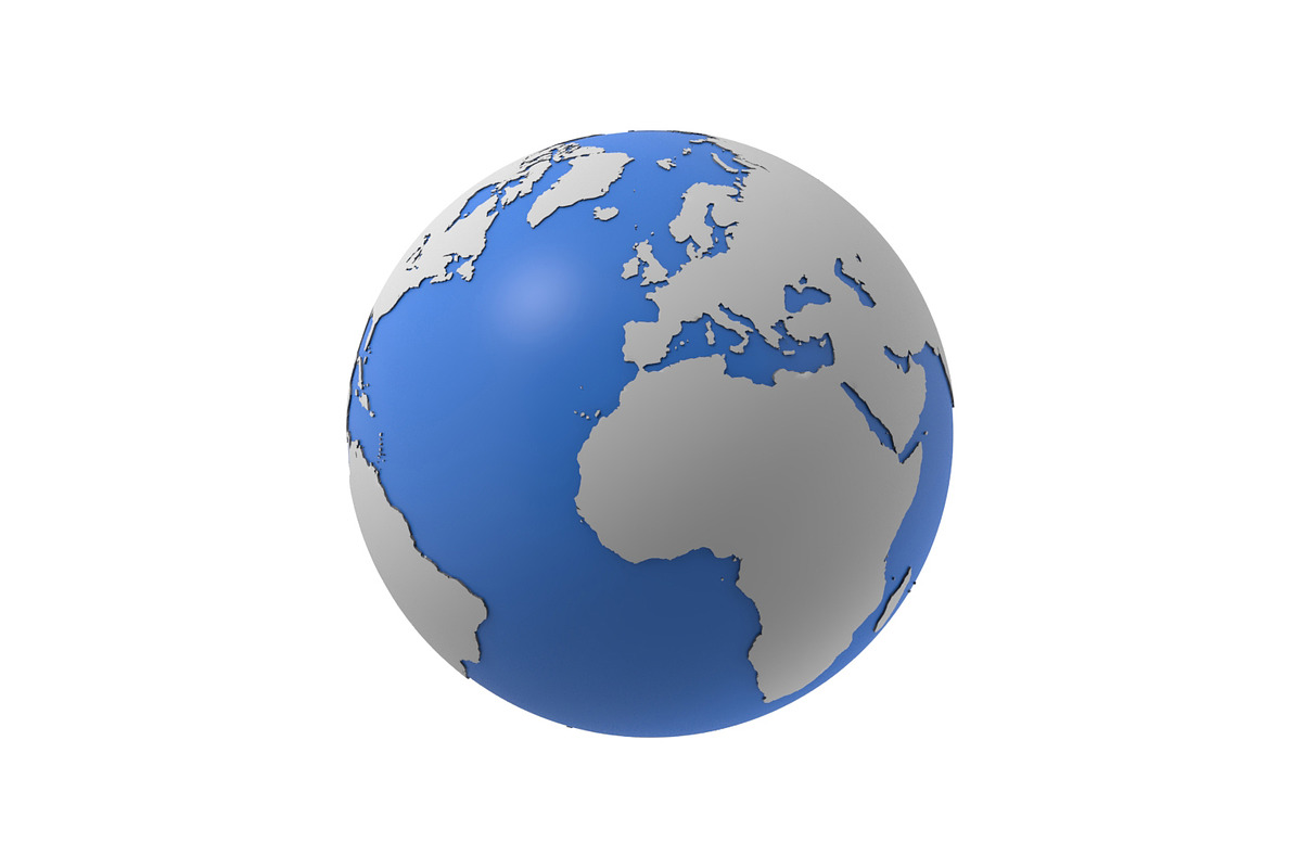 Earth detailed design 3D model, an Environmental 3D Model by CGTech