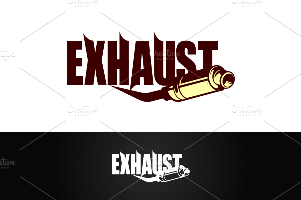 Exhaust Logo Template, a Branding & Logo Template by TFamz