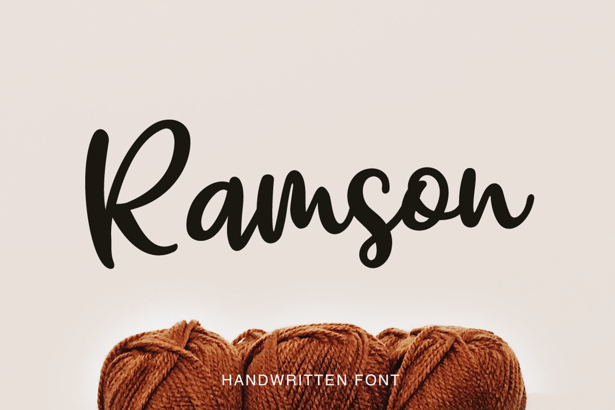 Ramson, a Script Font by Larin Type Co.