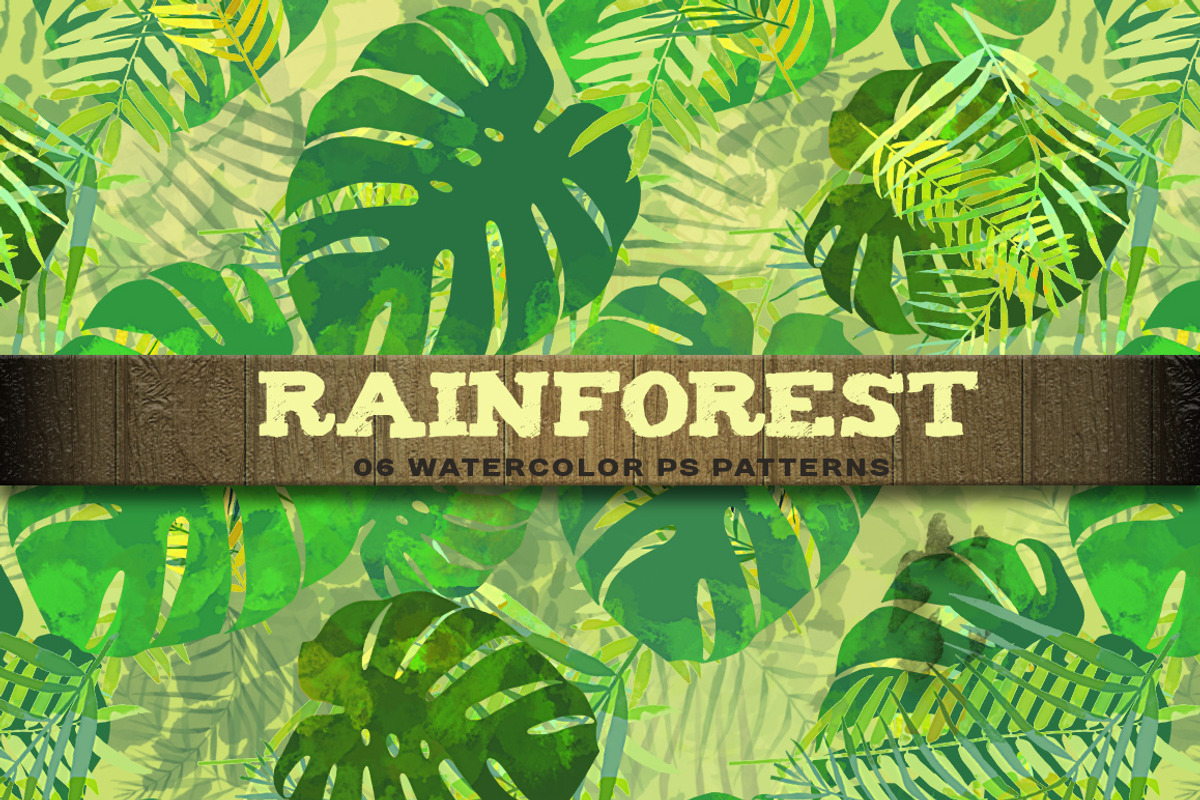 Rainforest, a Pattern Graphic by Digital Art Creations