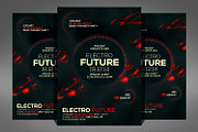 The Future Party Flyer, a Flyer Template by Graphic Templates