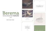 Social Media Post Templates - Berema, a Social Media Template by Disuto