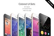 Colored UI Sets 21 Color, an UI Kit Template by Yuriy Kondratkov