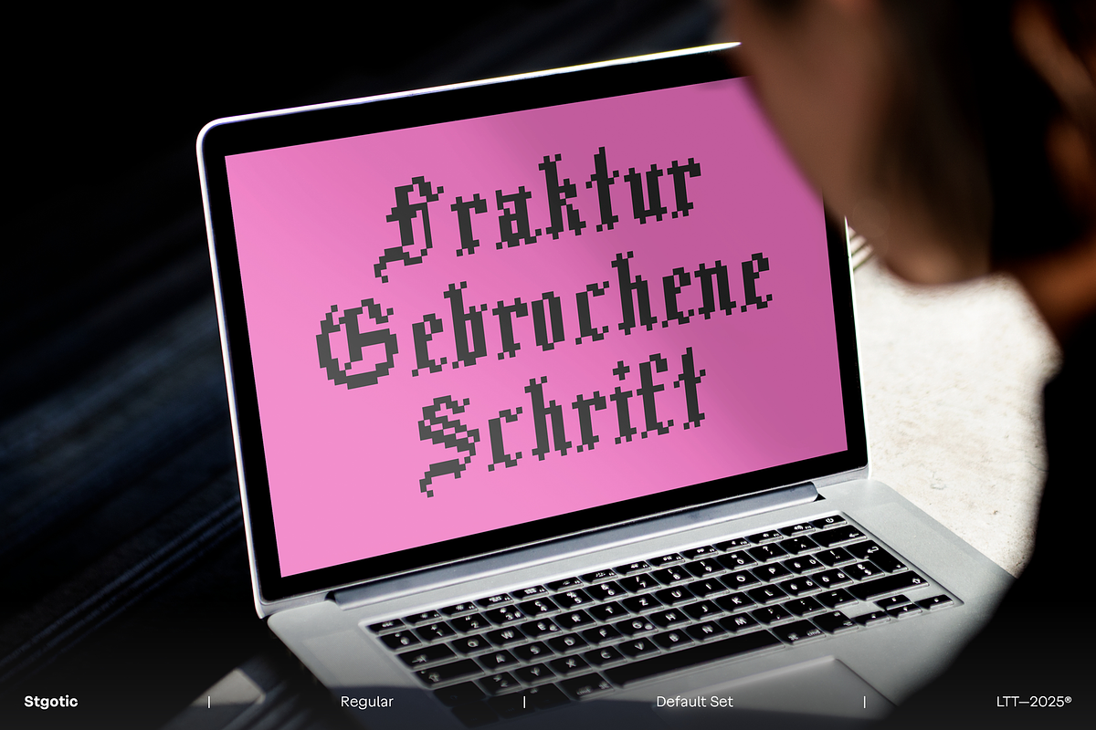 Stgotic, a Serif Font by Latinotype