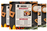 Breakfast Menu, a Flyer Template by imadeDesign | Creative Market