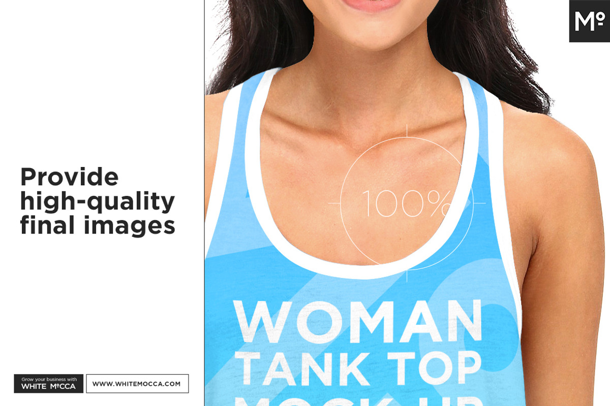 Women Racerback Tank Mock-up, a Shirt Mockup by Mocca Mockups Store