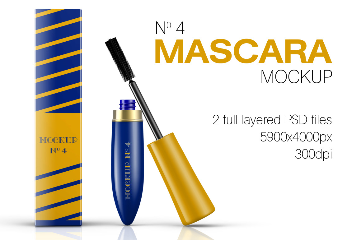 Mascara Mockup Vol. 4, a Cups & Container Mockup by Digitalphaser