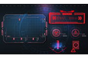 HUD, UI, GUI futuristic user | Technology Illustrations ~ Creative Market