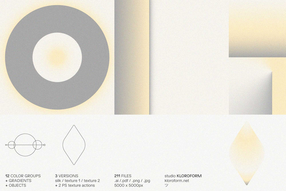 Gradient + Objects 2