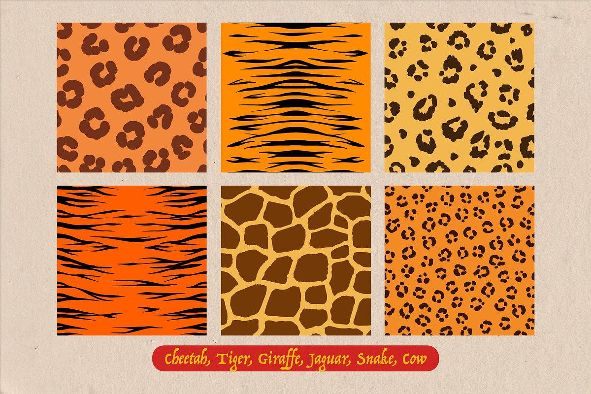 12 Animal skin patterns, a Pattern Graphic by Arthur Balitskiy
