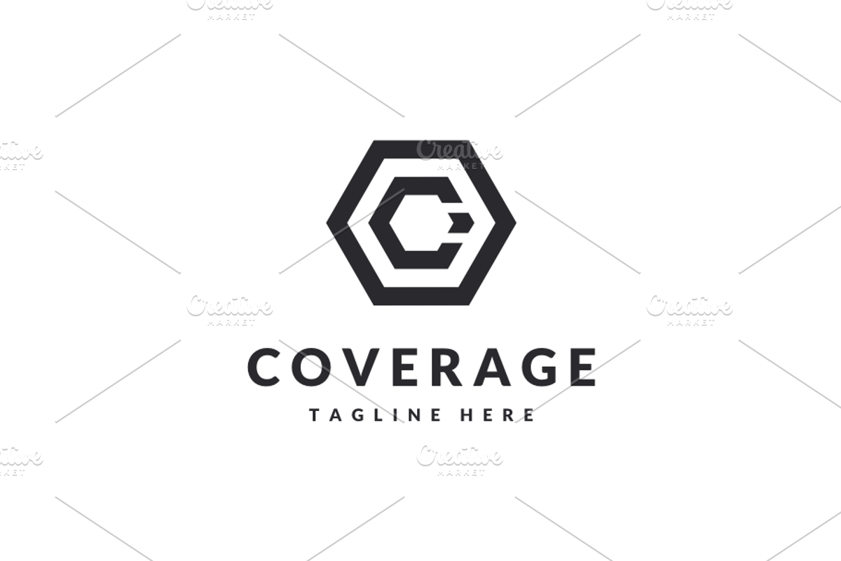 Coverage - Letter C Logo, a Branding & Logo Template by yopie