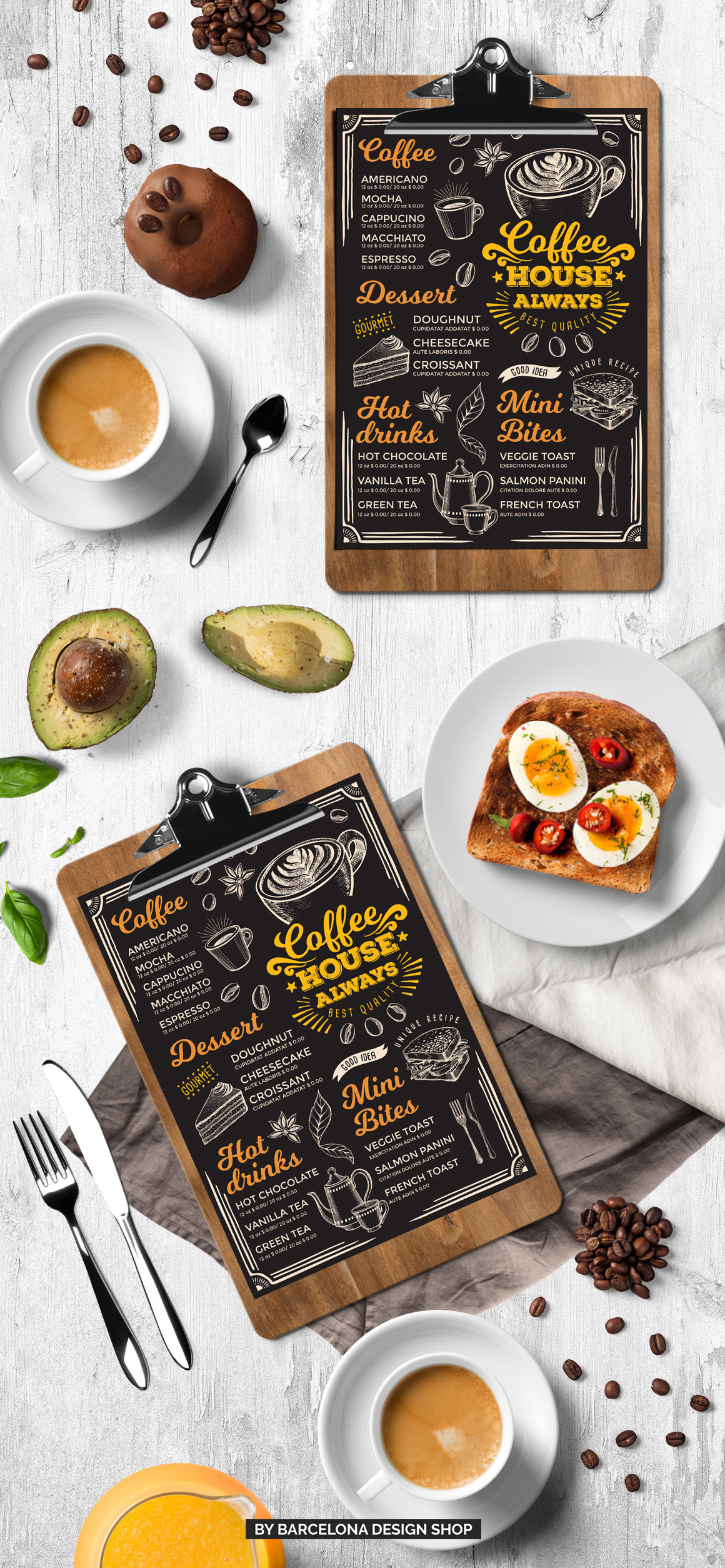 Coffee Menu template.