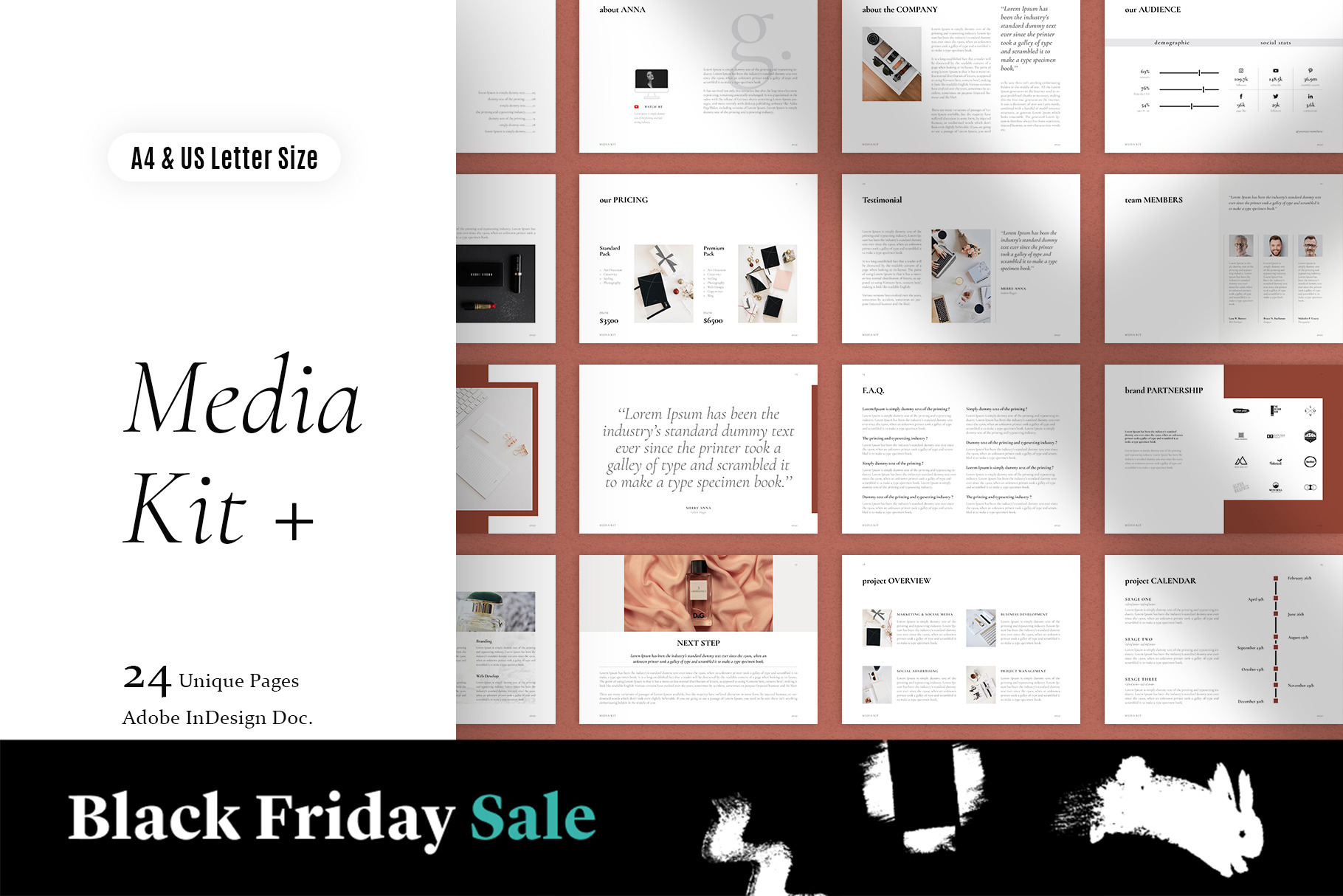 Media Kit Template, a Brochure Template by Amit Debnath