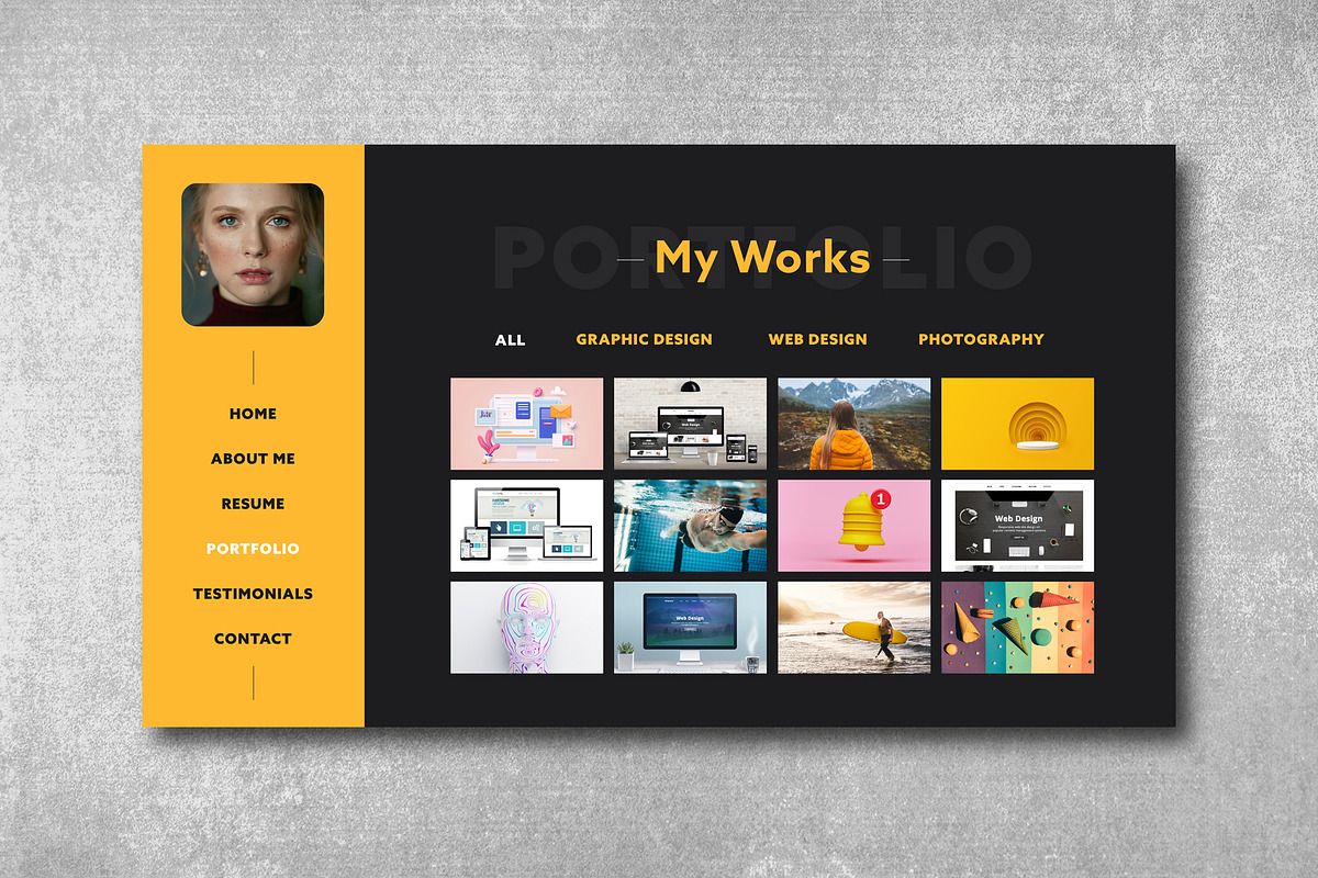 Interactive PDF Resume Layout, a Resume Template by Grkic Creative