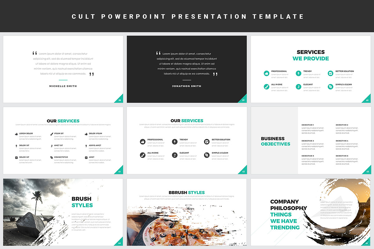 Powerpoint Template - Cult, a Presentation Template by ThemeDevisers